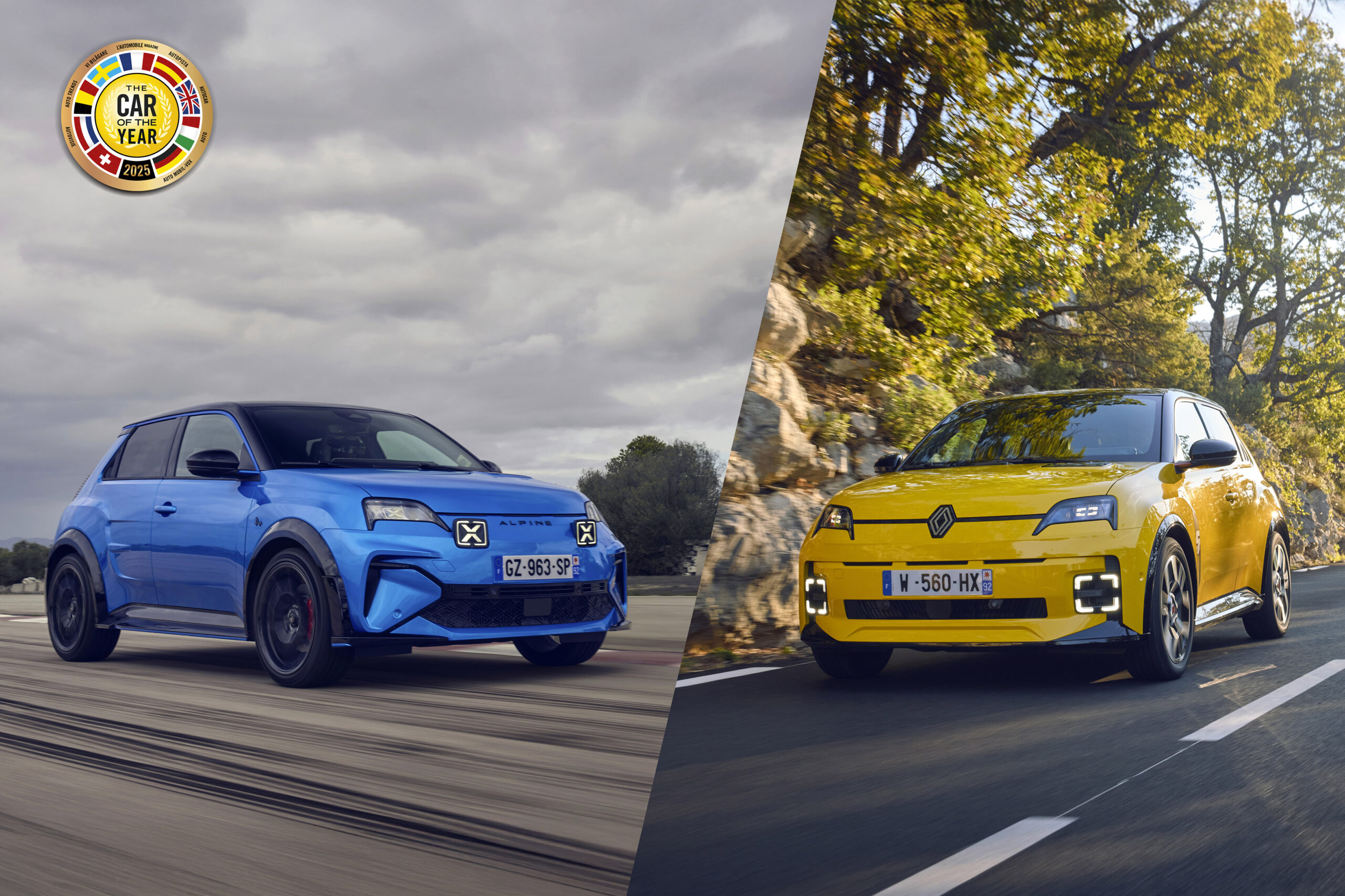 Renault 5 E-Tech electric en Alpine A290 zijn Car of the Year 2025